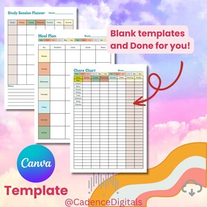 School Retro Bundle: Backpack Checklist, Daily Routine Checklist ...