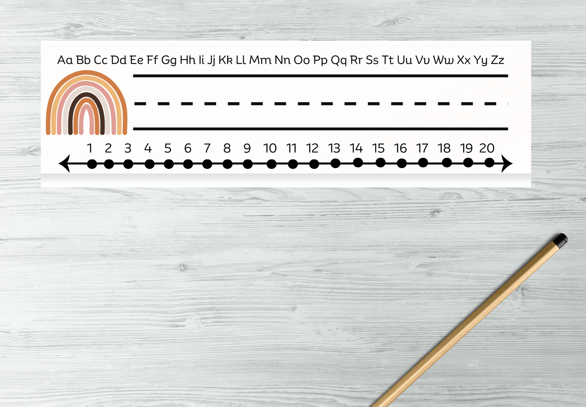 Printable Boho Rainbow Name Tag - Etsy