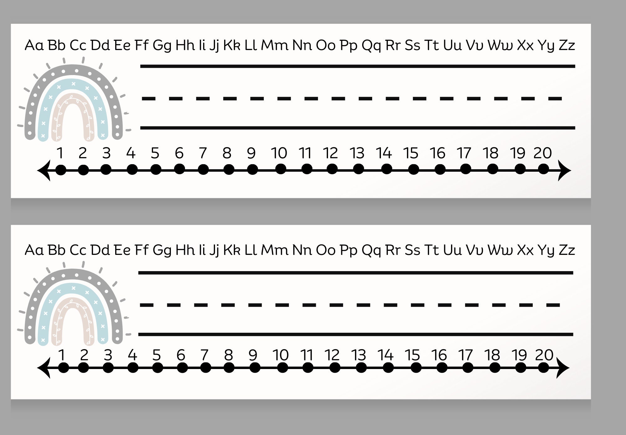 Printable Rainbow Name Tag - Etsy