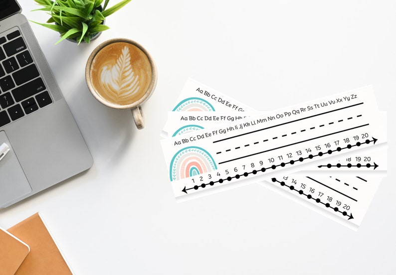 Printable, Simple Rainbow 3 Nametag for Student Desks - Etsy