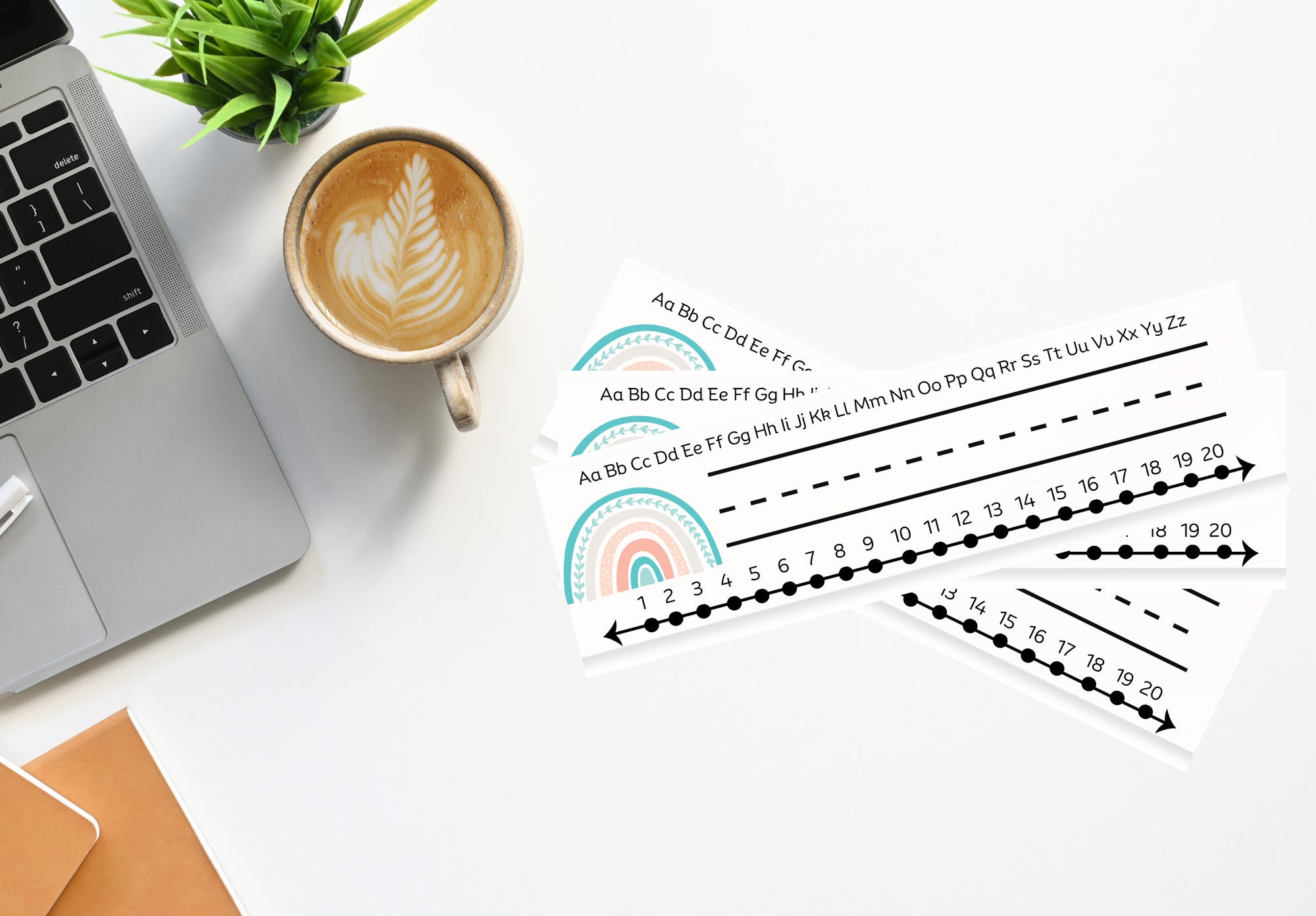 Printable, Simple Rainbow 3 Nametag for Student Desks - Etsy