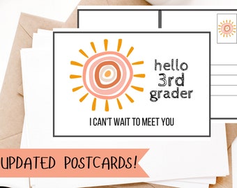 3rd Grade Back-to-school Greeting Card Celebrate the Start of the ...