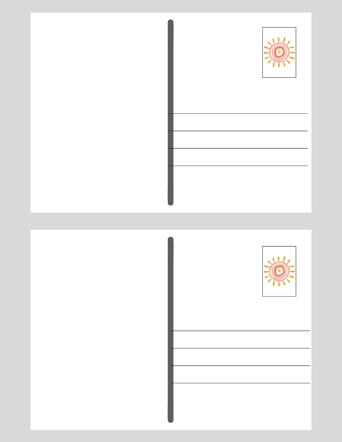 Boho Sunshine Back to School Printable Postcard - Kindergarten - Etsy