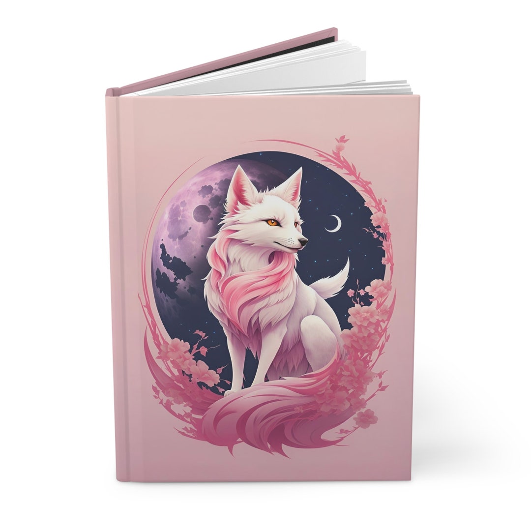 Kitsune Journall, Fox Journal, Pink Journall, Japanese Fox, Pinkcore ...