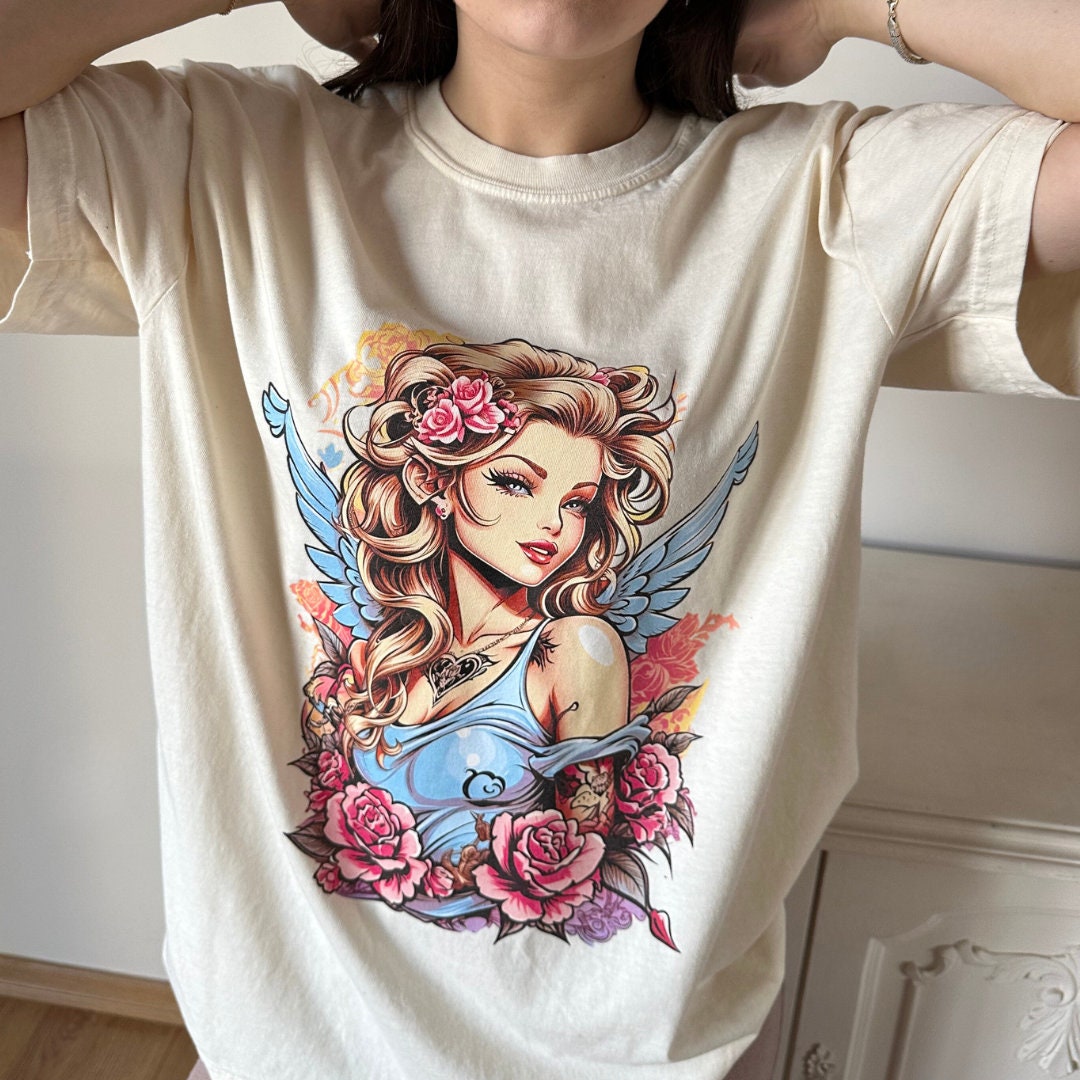 Cupid Crewneck, Angelcore Aesthetic, Angel Core, Angelcore, Heavenly ...