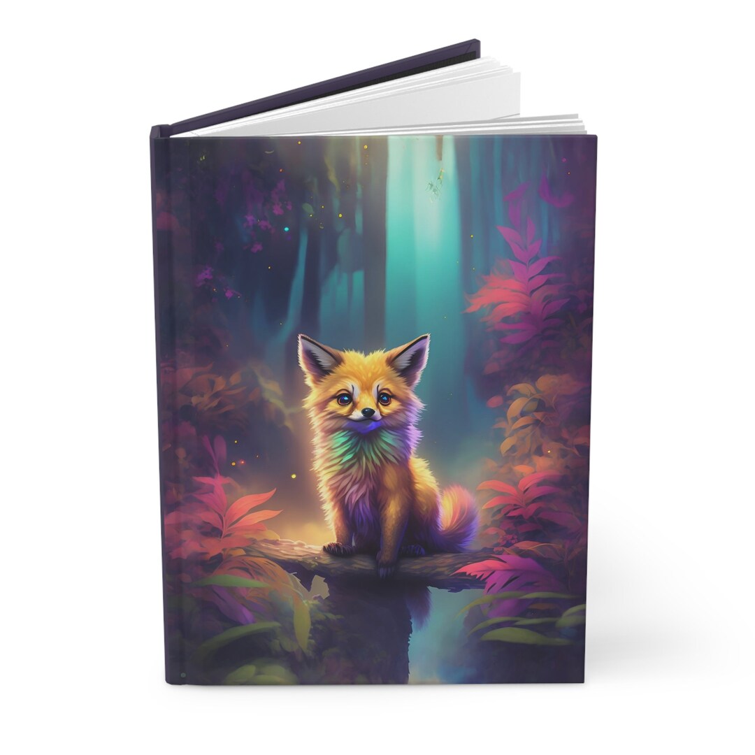 Fox Journal Cute Fox Magical Forest Magical Animal - Etsy