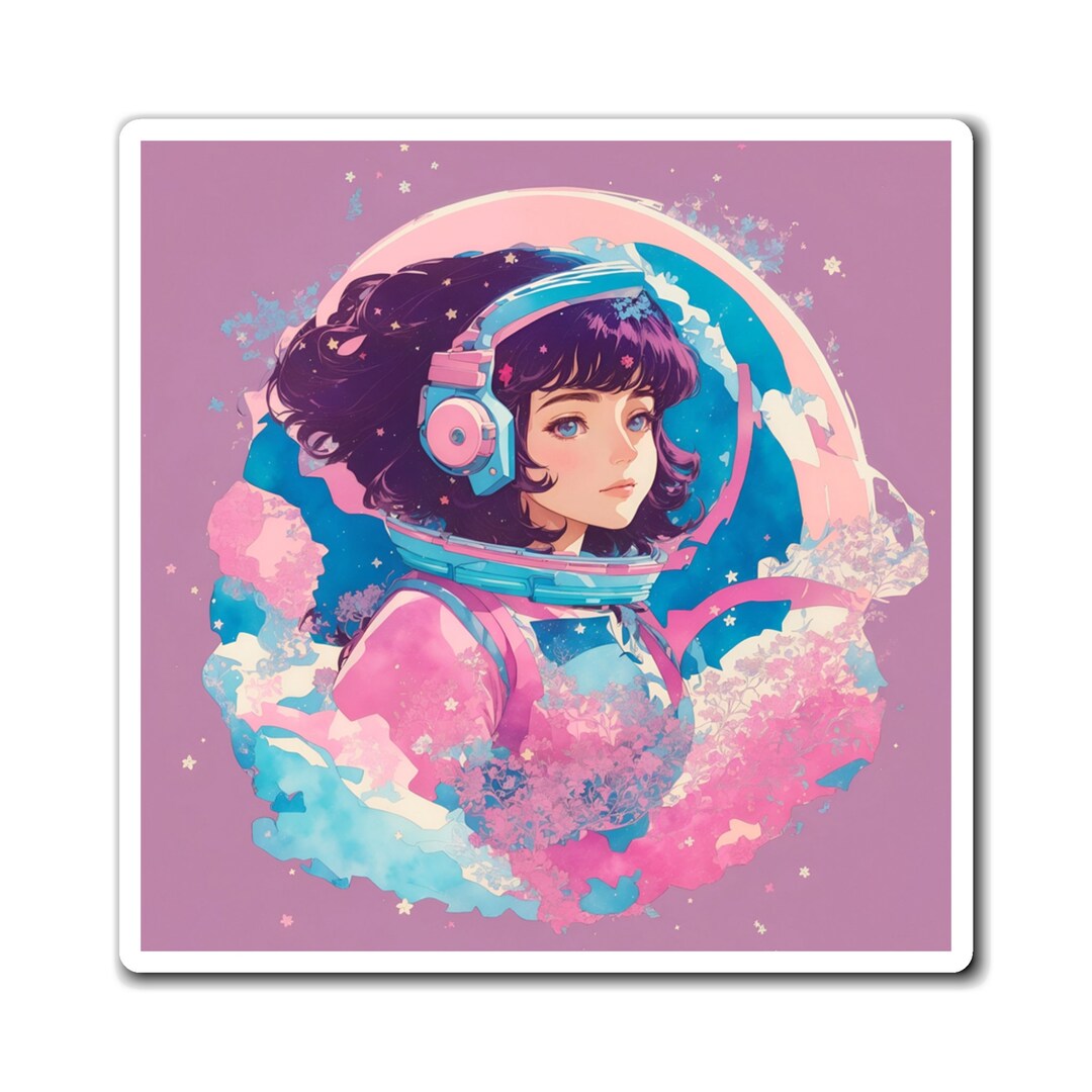 Space Girl Magnet, Girl Astronaute, Girly Aesthetic, Retro Girly ...
