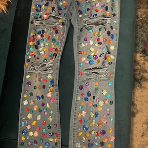 Gemstone Jeans - Etsy