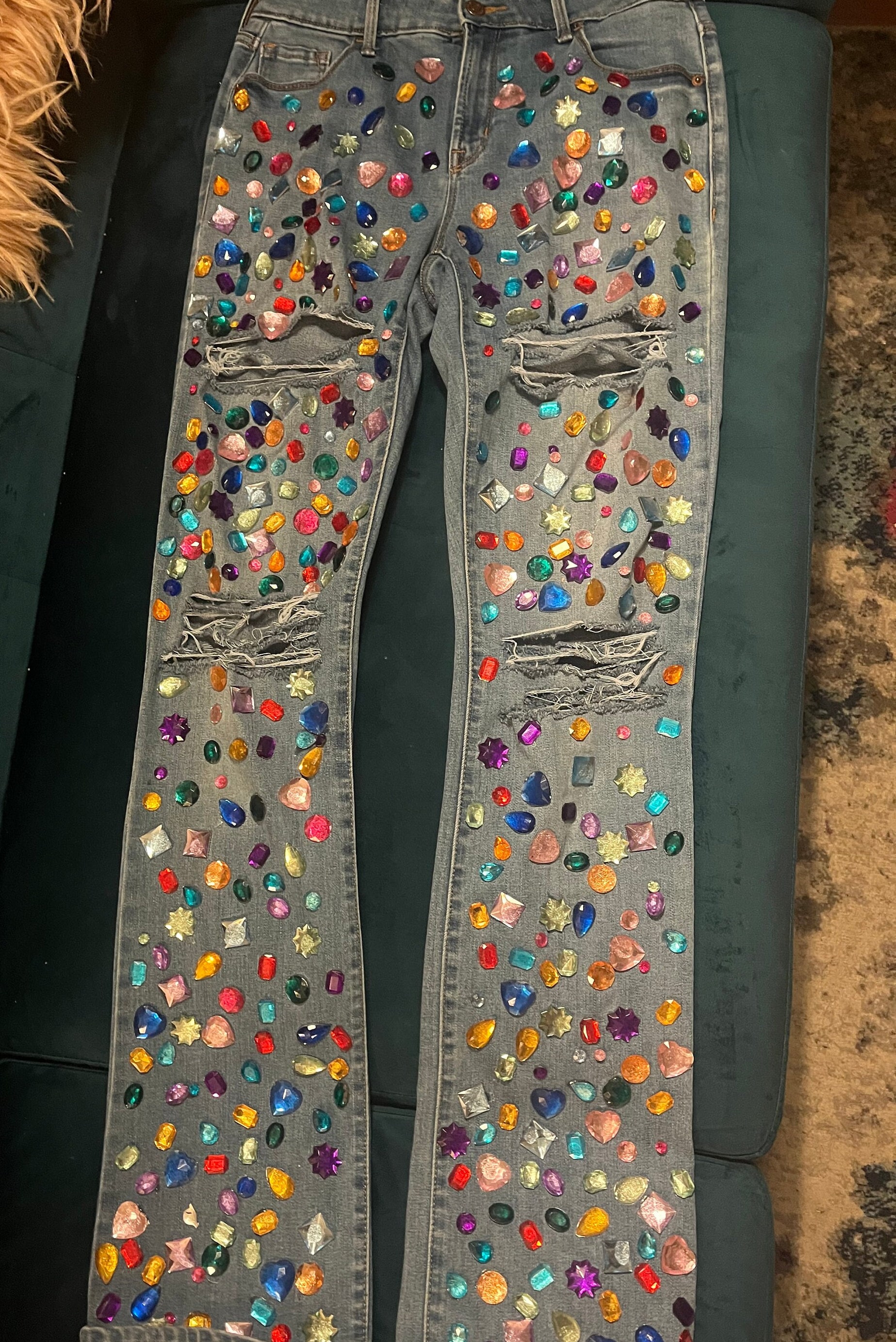 Gemstone Jeans - Etsy