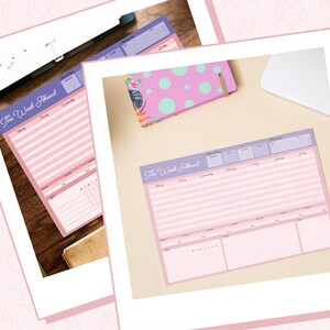 Printable & Fillable Weekly Planner | Instant Download - Etsy