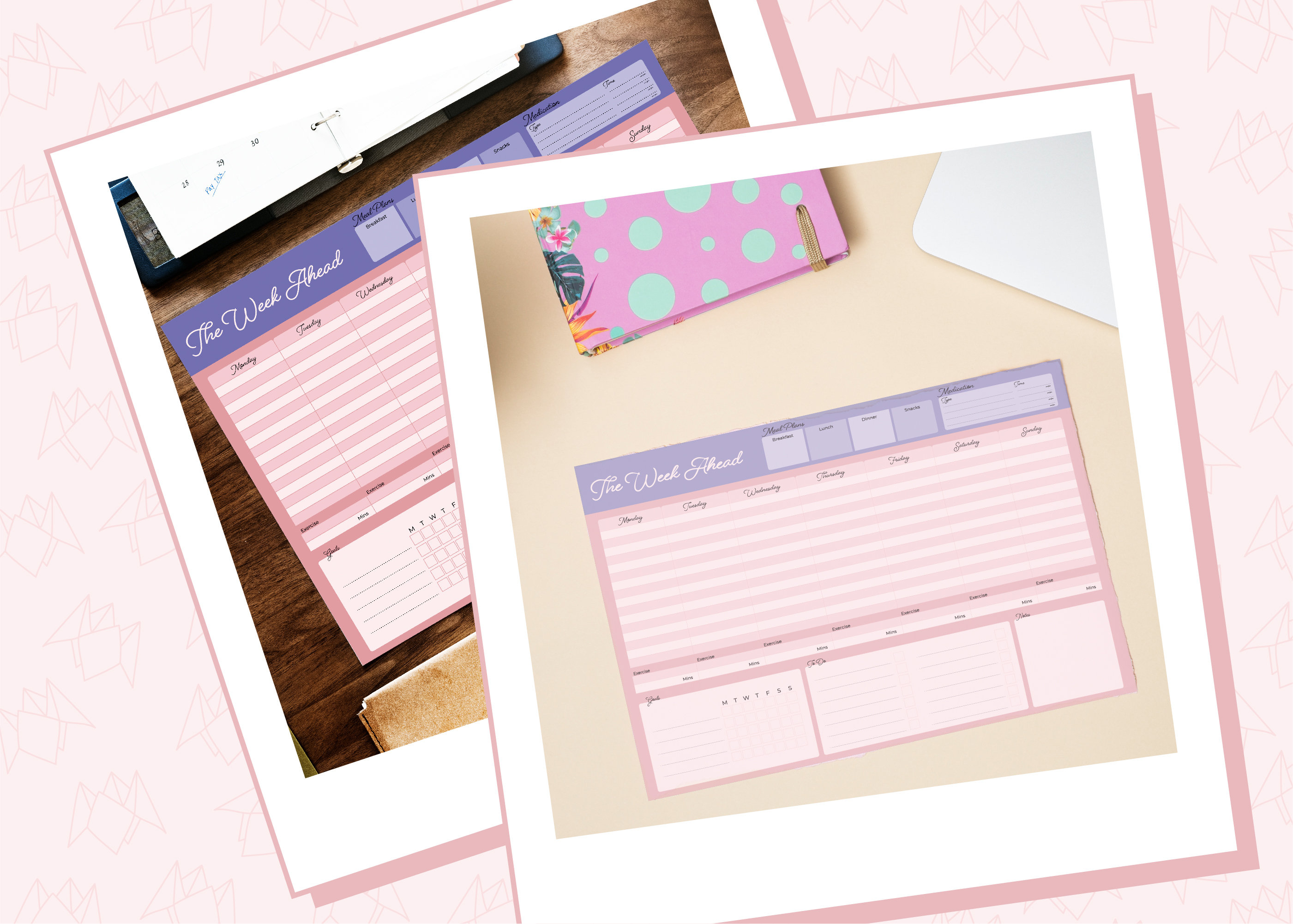Printable & Fillable Weekly Planner | Instant Download - Etsy