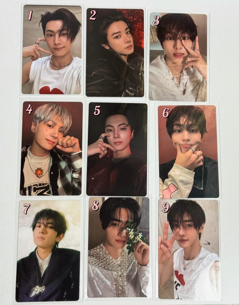 ENHYPEN Official K-POP Photocards - Etsy