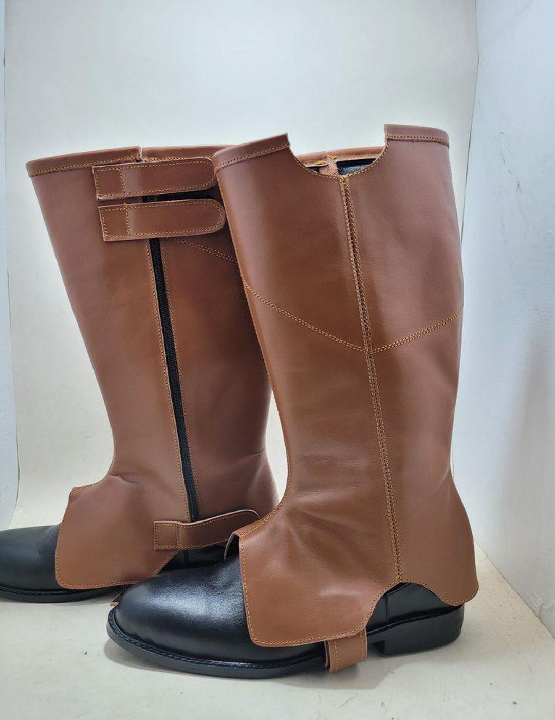 Boba Fett Inspired Leather Boot Covers | Mandalorian Cosplay Orignal ...