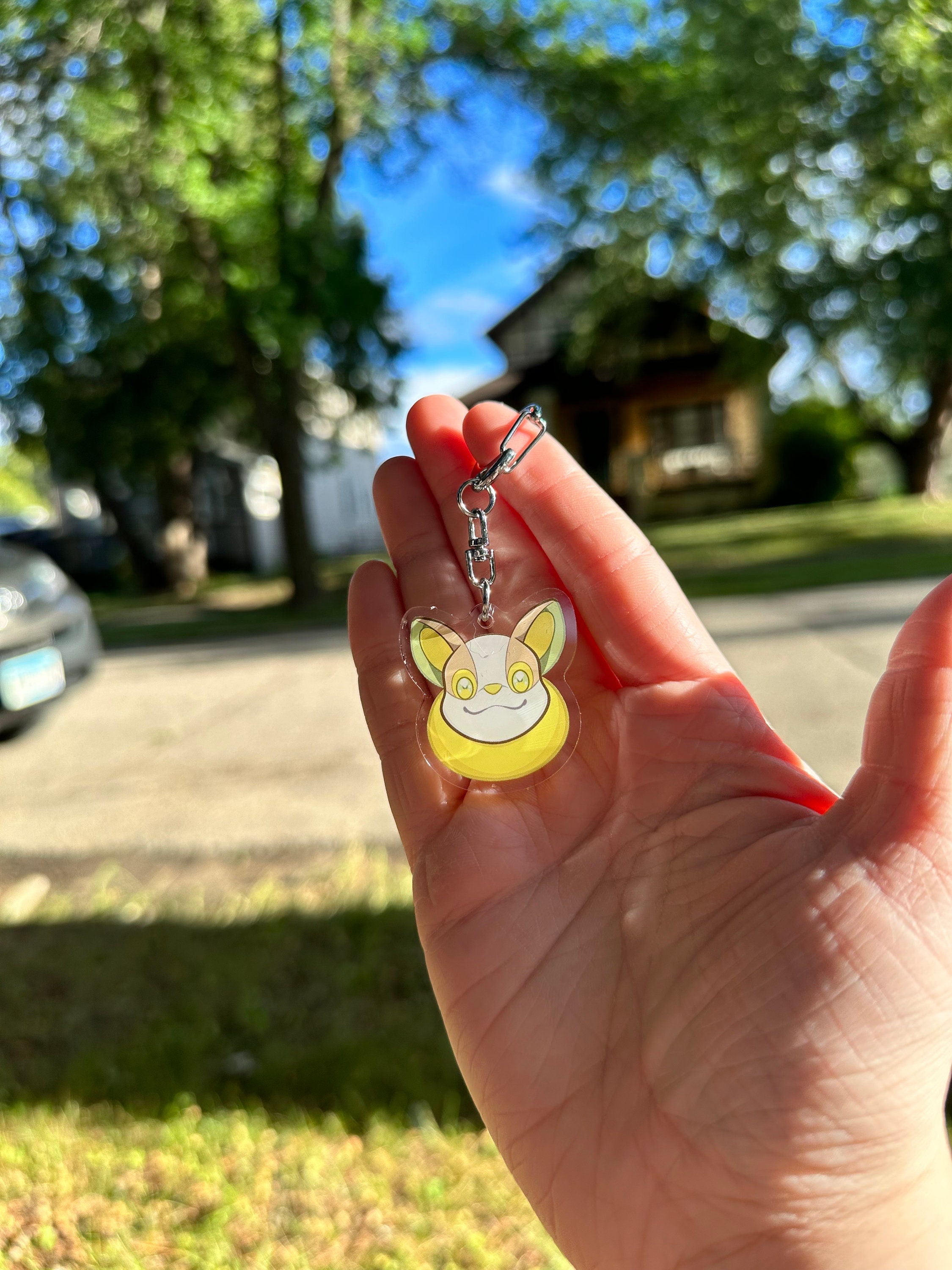 Puppy Pokemon Keychain Pokemon Mini Charms Rockruff, Poochyena ...