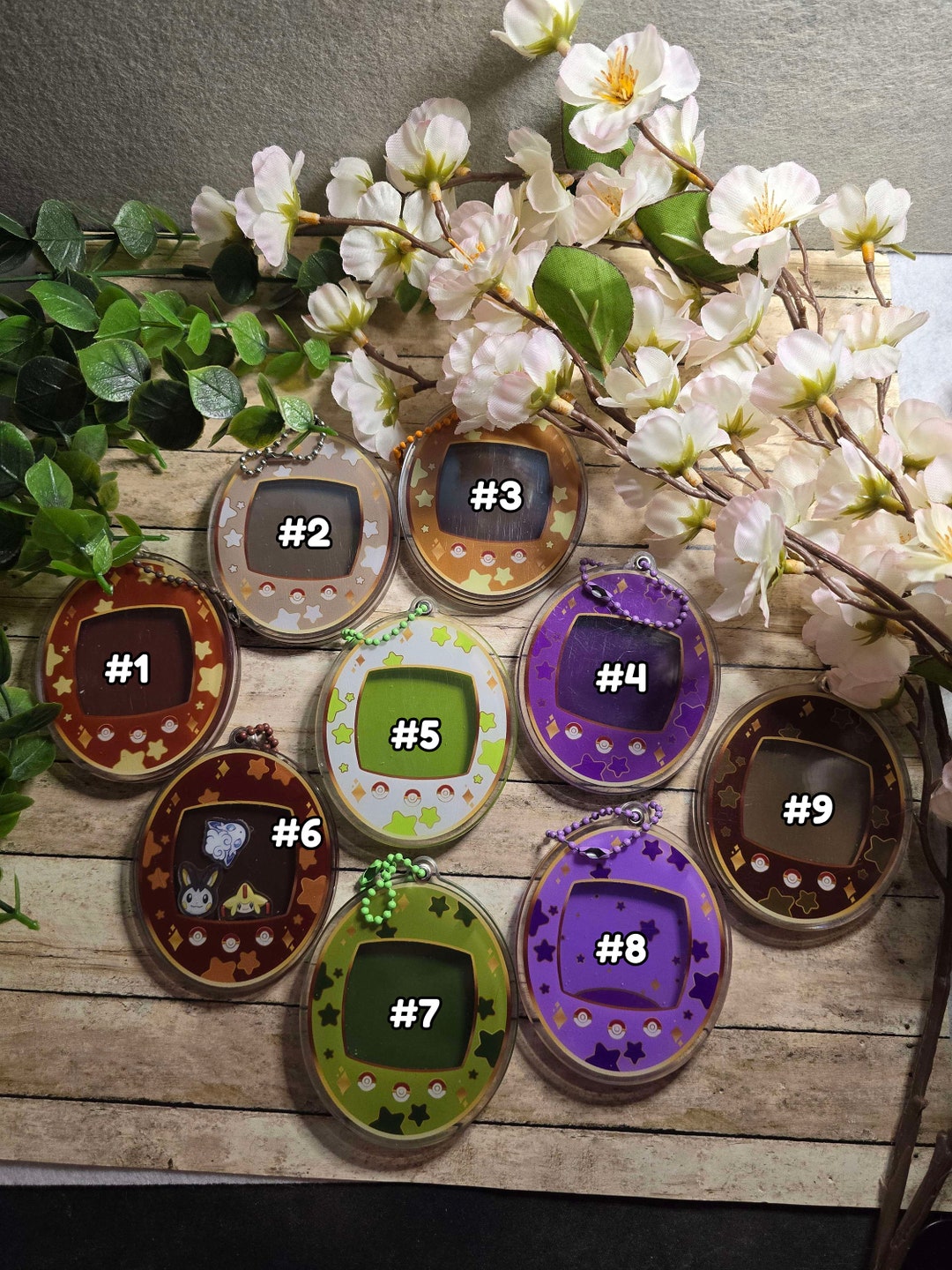 Pokemon Tamagotchi Refillable Shaker Keychains Openable Shaker Shaker ...