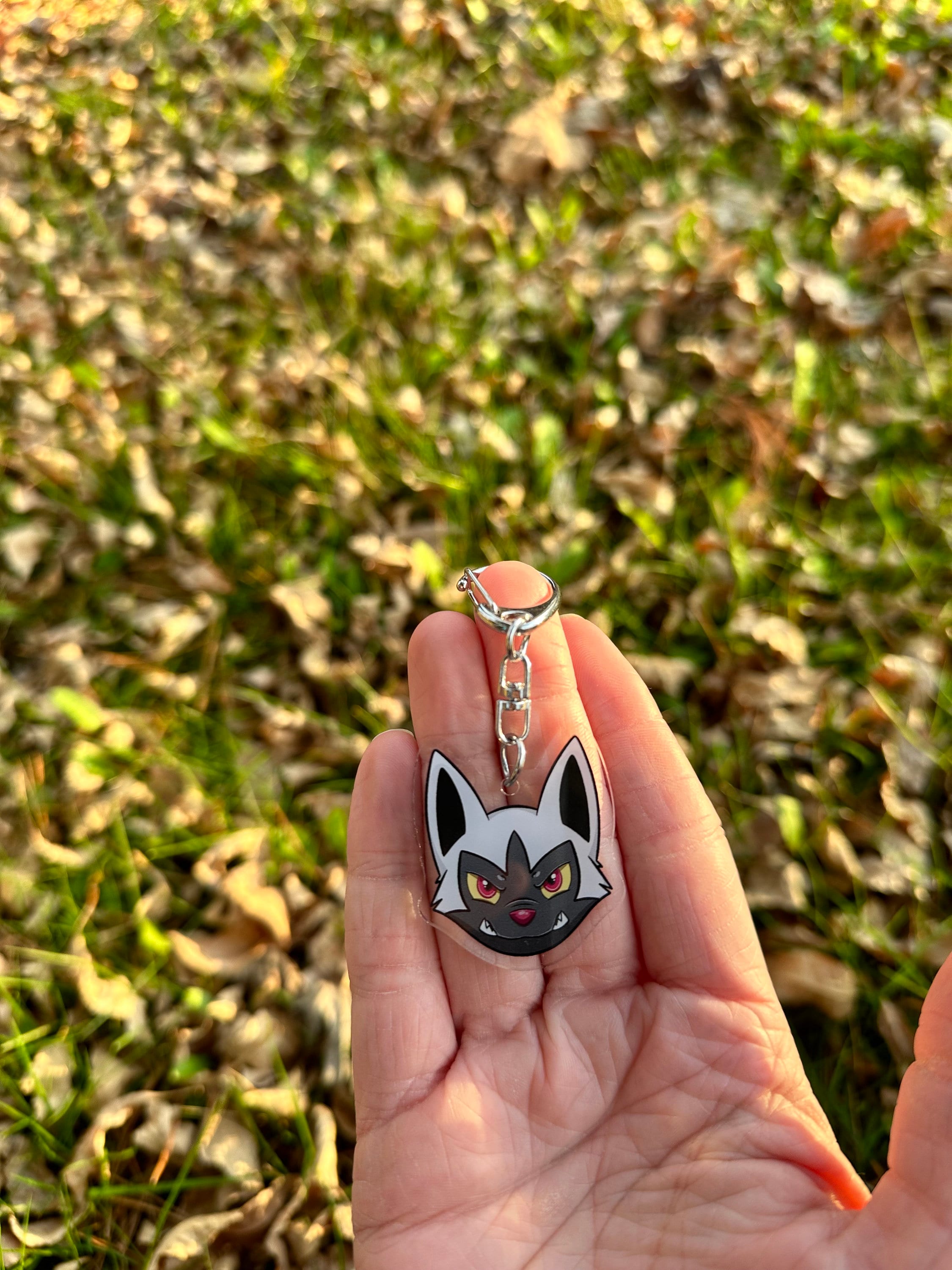 Puppy Pokemon Keychain Pokemon Mini Charms Rockruff, Poochyena ...