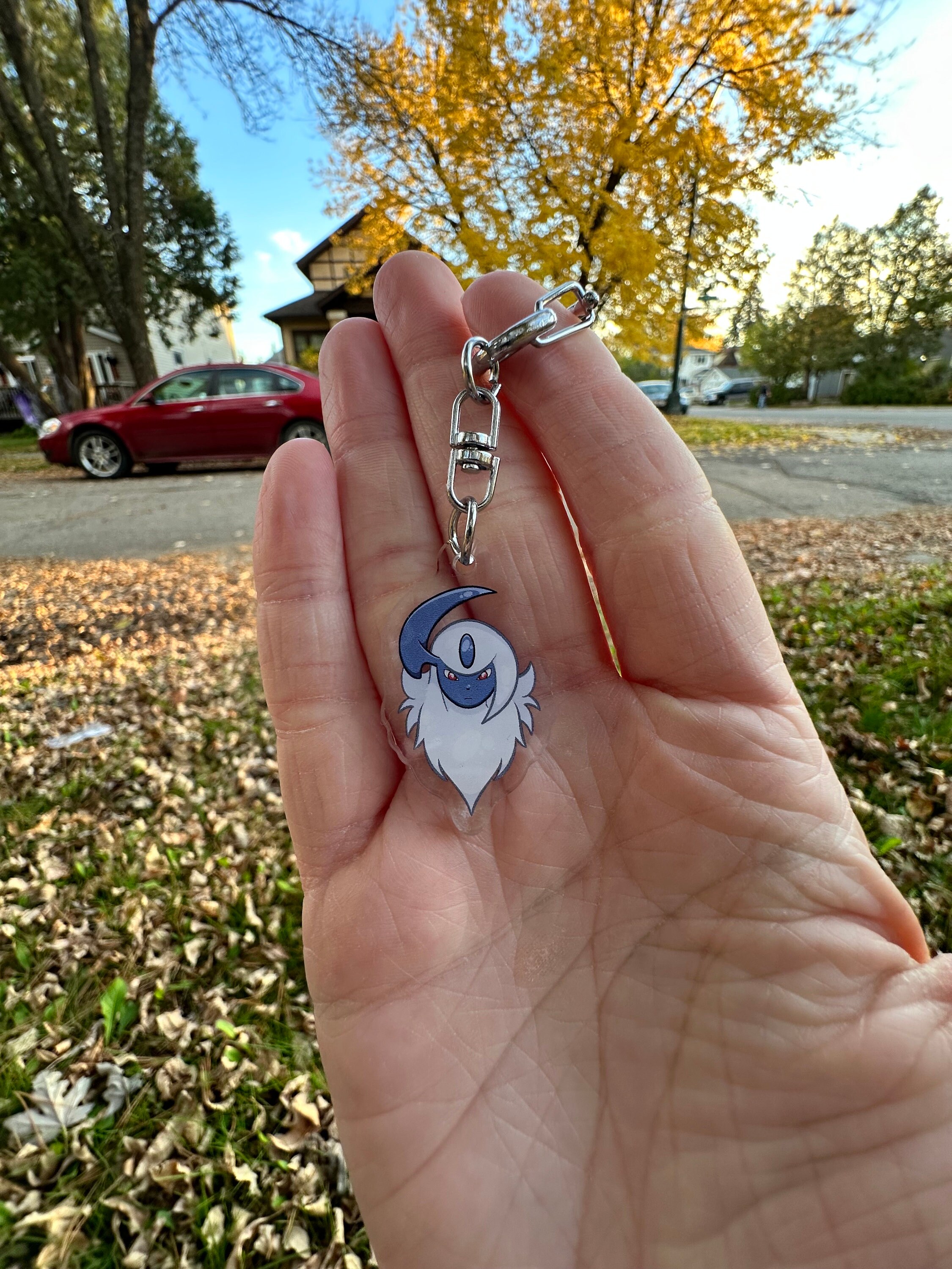 Puppy Pokemon Keychain Pokemon Mini Charms Rockruff, Poochyena ...