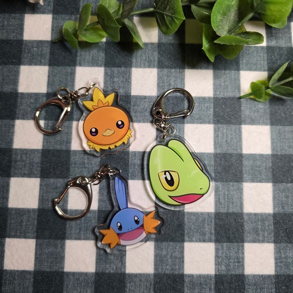 Mudkip Keychain - Etsy