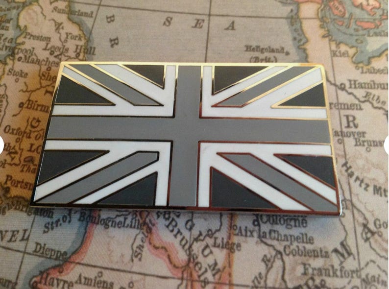 Union Jack GB Car Badge Flag With 3m - Etsy