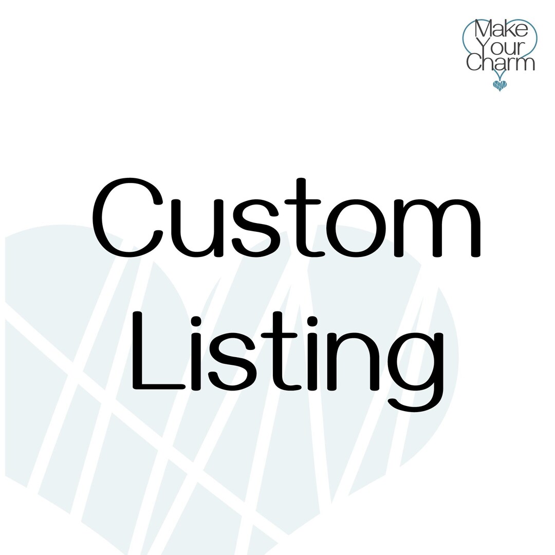 Custom Listing - Please Contact Me Before Placing an Order - Etsy