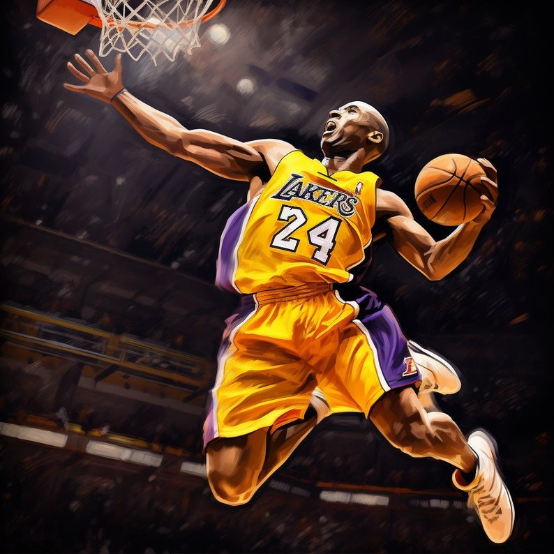 Epic Kobe Bryant Dunk - Etsy