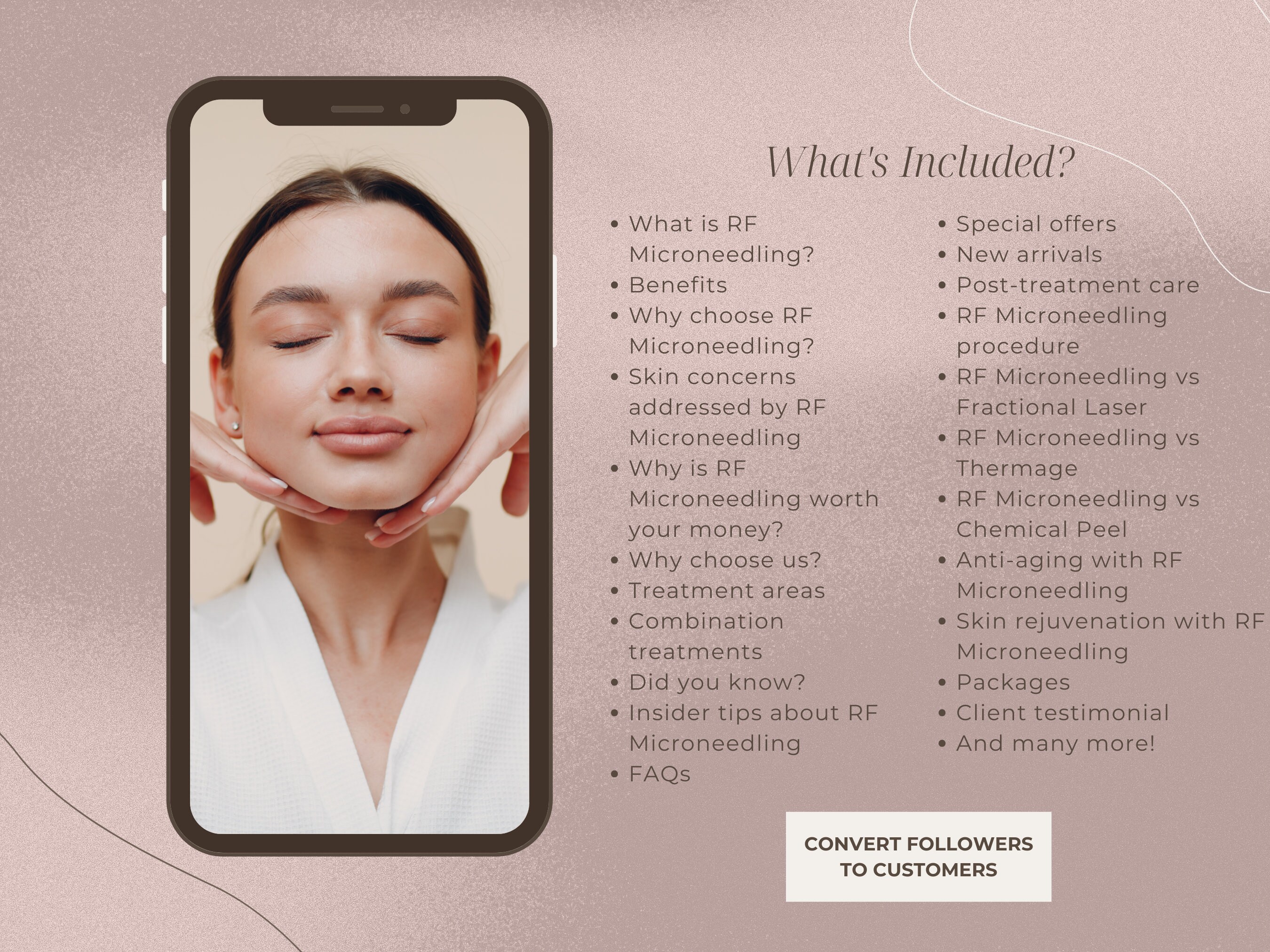 RF MICRONEEDLING Beige & Pink Instagram Feed + Story Education ...