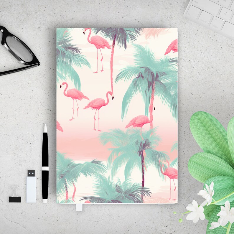 Flamingo Seamless Digital Paper - Flamingo Pink Background - Flamingo ...