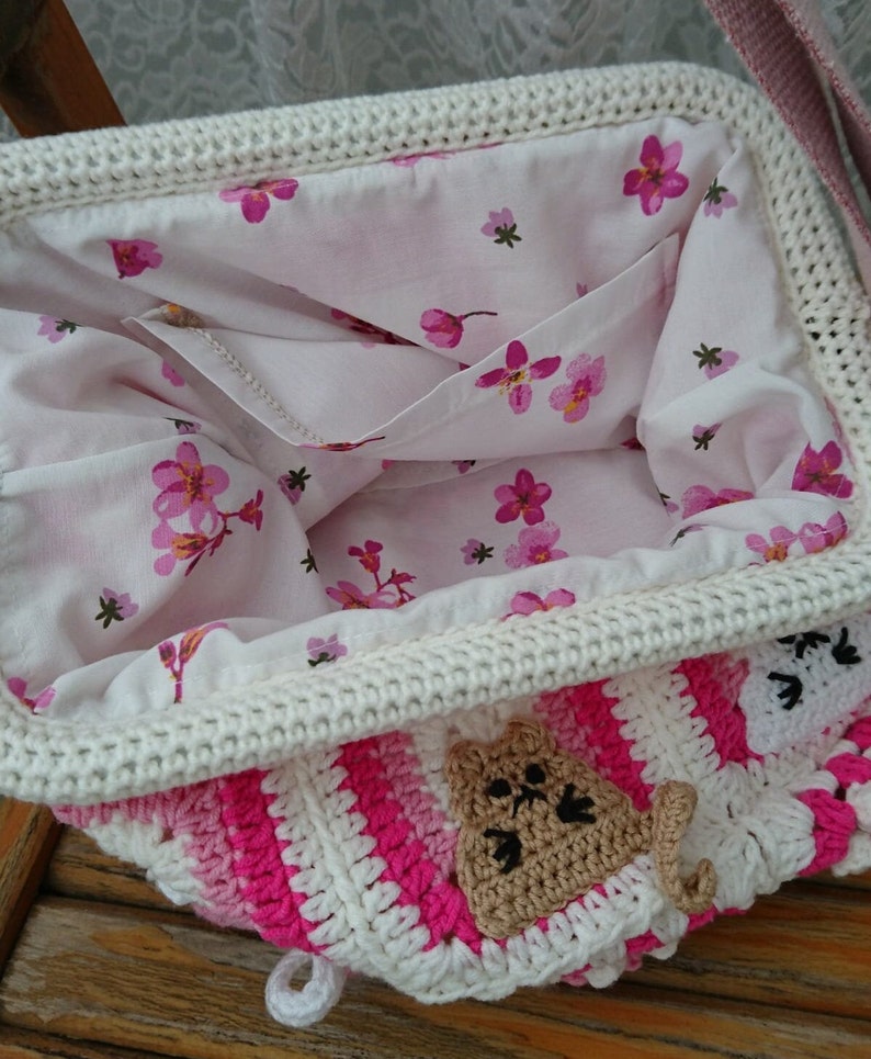 Colorful Granny Square Crochet Clasp Clutch and Crossbody Bag, 2 in 1 ...