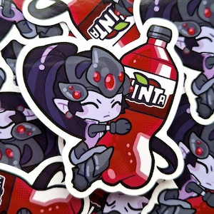 Overwatch Drinks Sticker | 2.5" Vinyl Sticker - Etsy