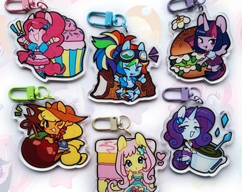 My Little Pony G4 MLP Fluttershy Charm 2.25 - Etsy