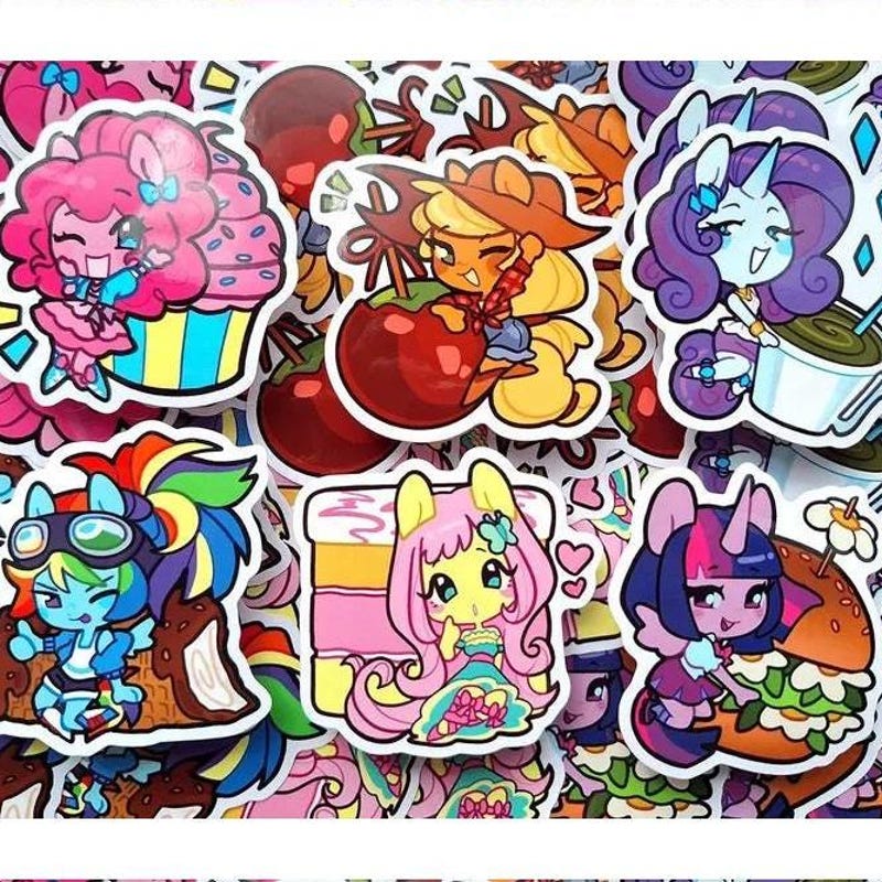 Chibi Mlp Stickers - Etsy UK