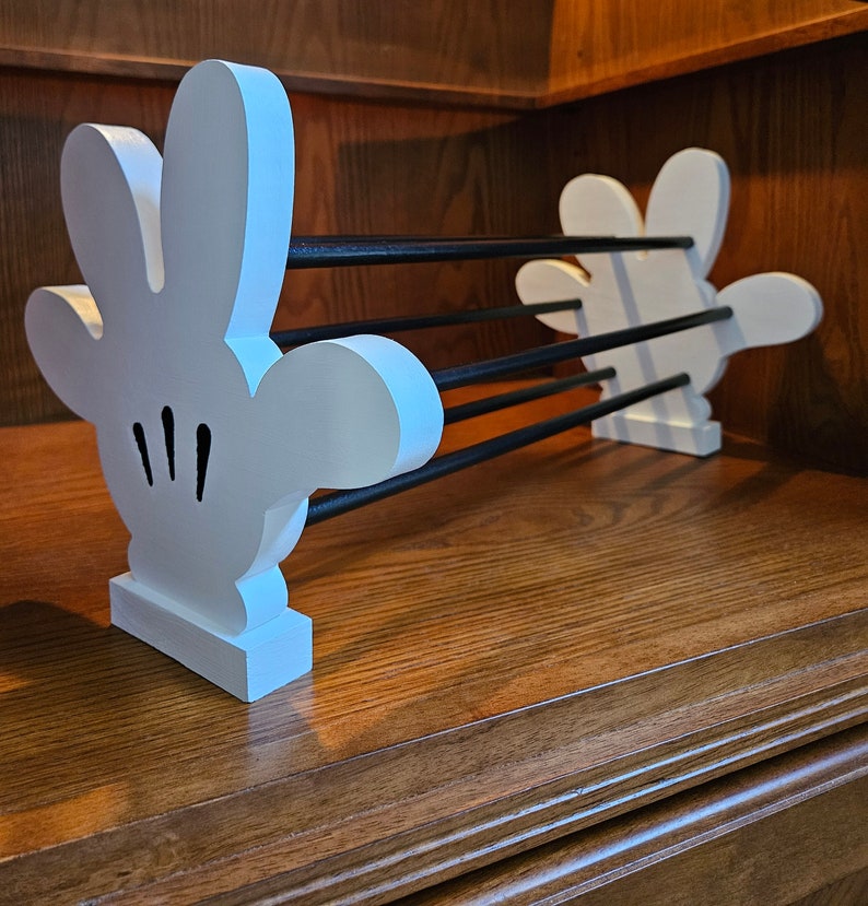 Mickey's White Glove Stand Ear Headband Holder-ear Holder Ear Headband ...