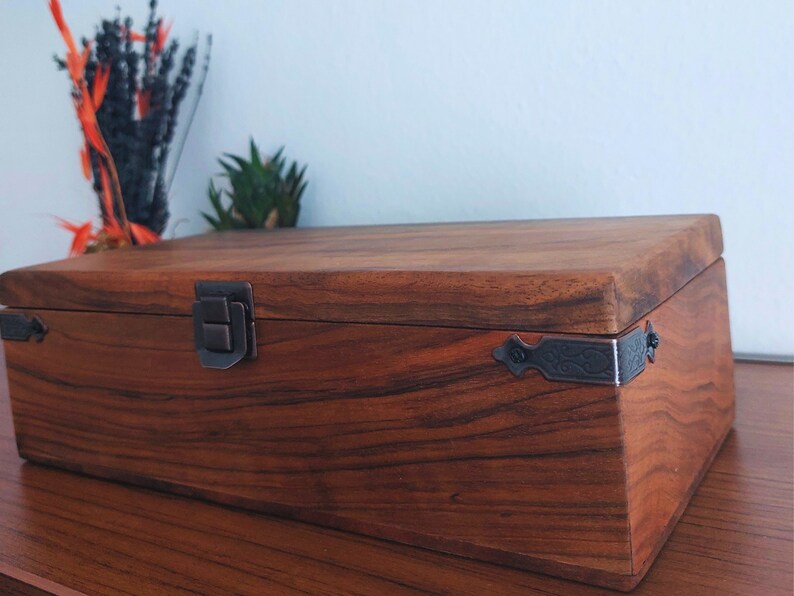 Personalized Walnut Keepsake Box, Wedding Memory Box, Wedding Keepsake ...