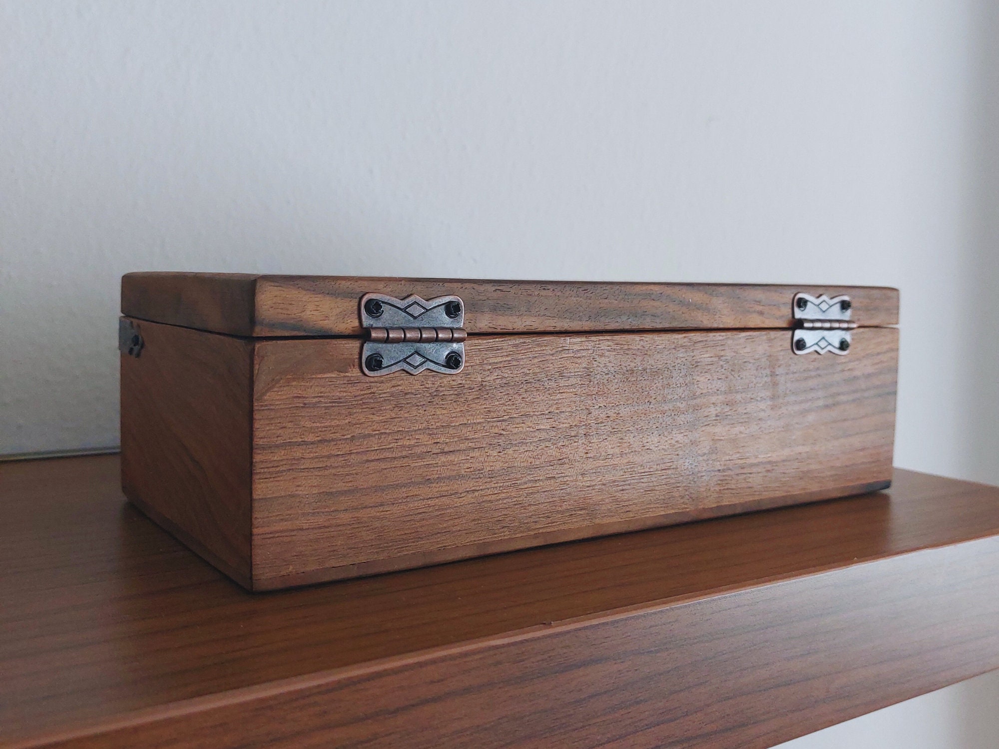 Personalized Walnut Keepsake Box, Wedding Memory Box, Wedding Keepsake ...