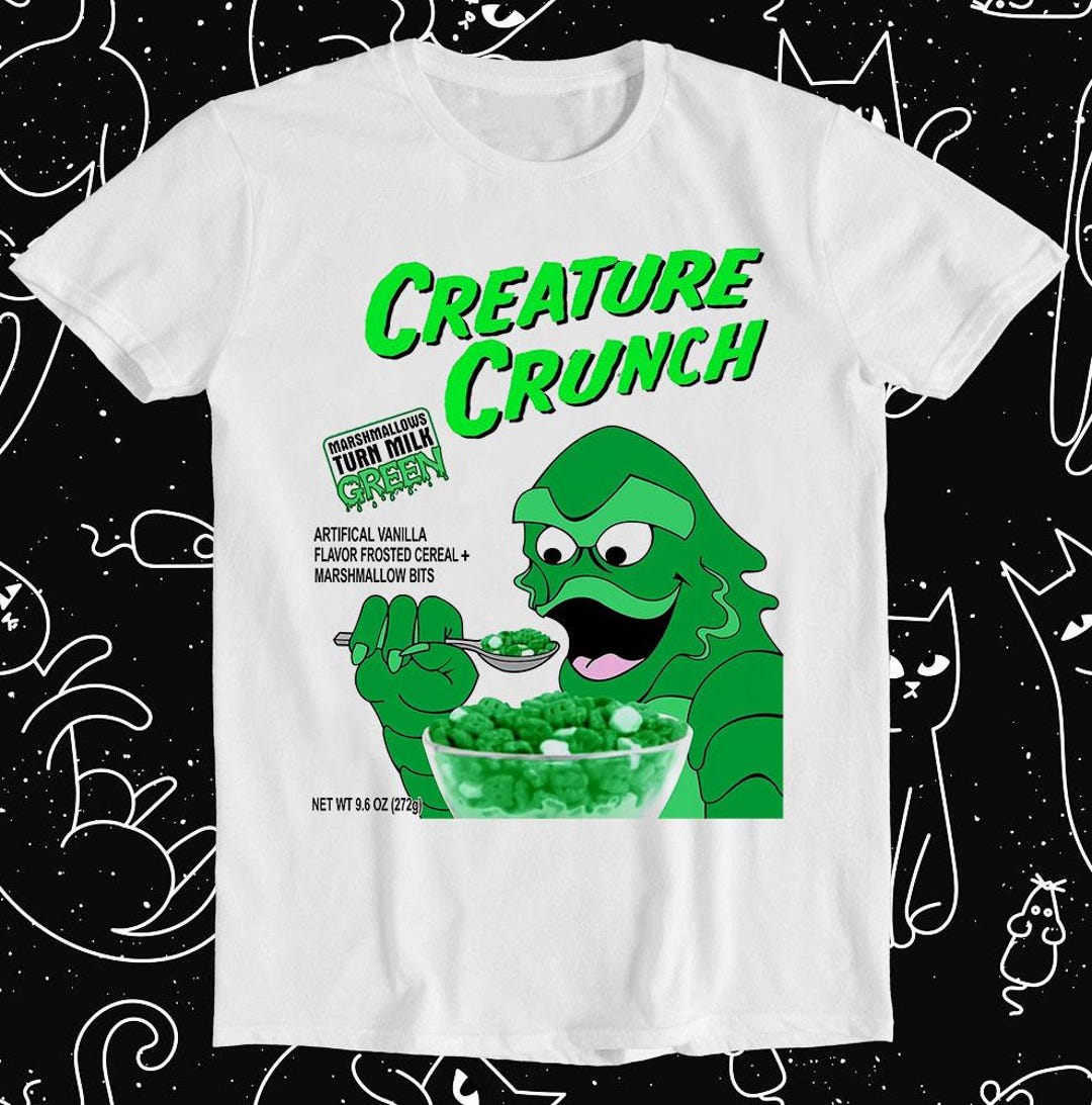 Creature Crunch Black Lagoon Fantasy Monster Meme Gamer Funny Art ...