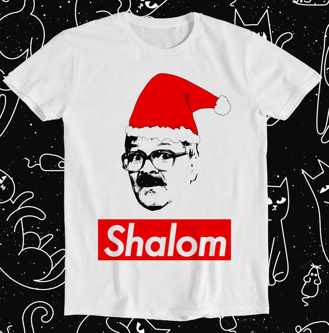 Christmas Shalom Friday Night Dinner Jackie Xmas Cool Gift Tee T Shirt ...