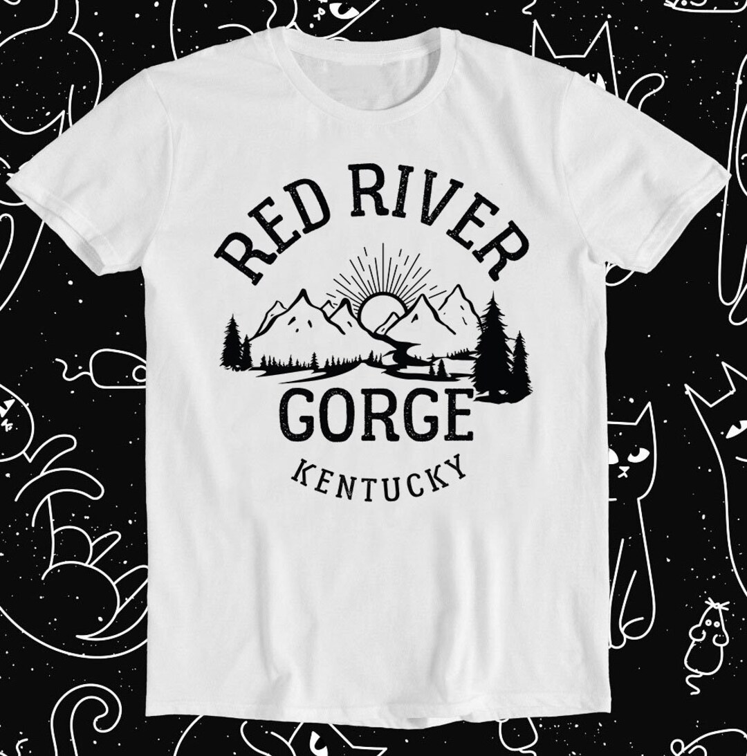 Red River Gorge Hike Kentucky Parks Hiking Retro Funny Meme Gift Tee T ...
