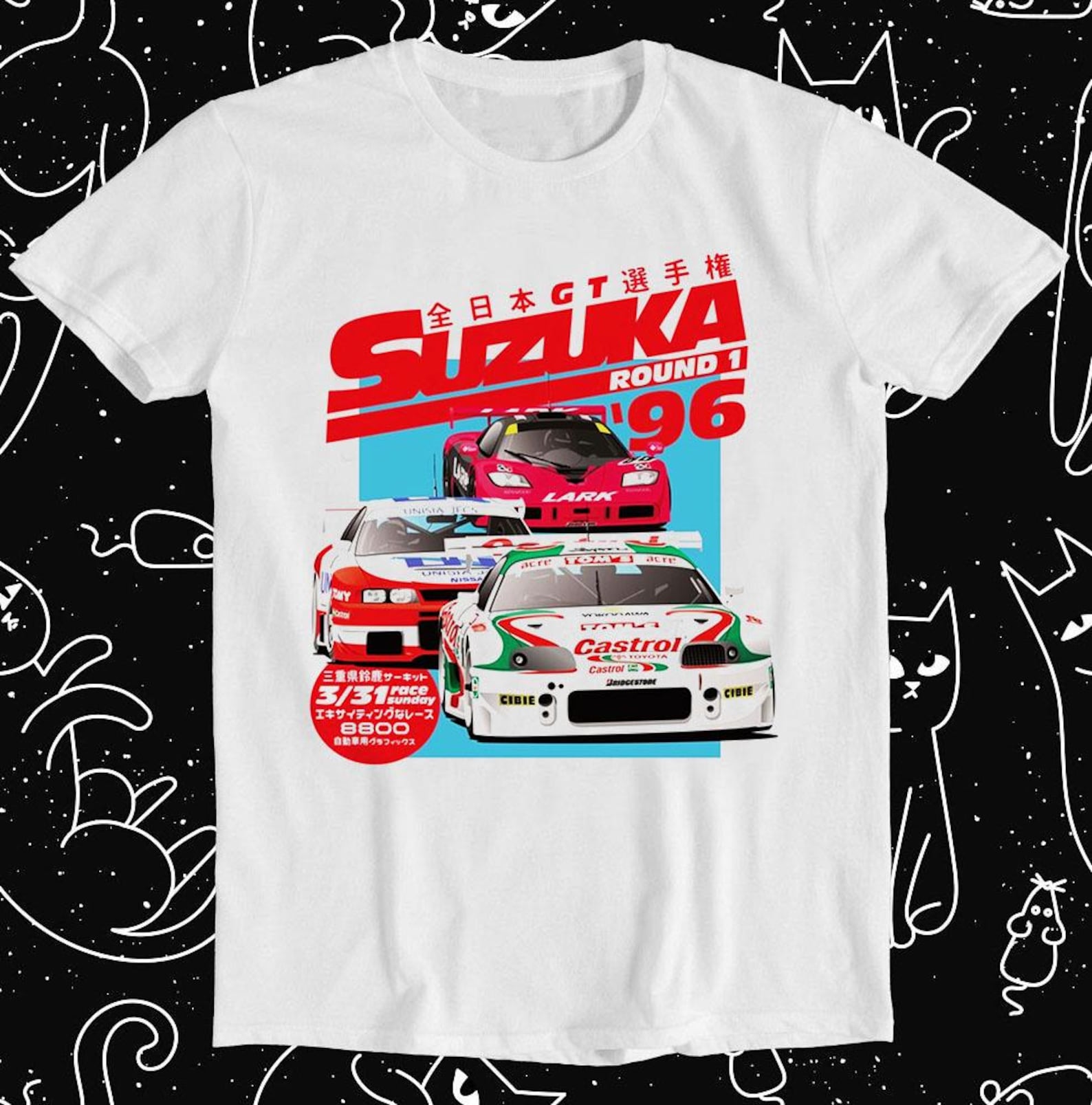JDM Suzuka Japan Racing Car 1996 JGTC Poster Best Seller Retro Funny ...