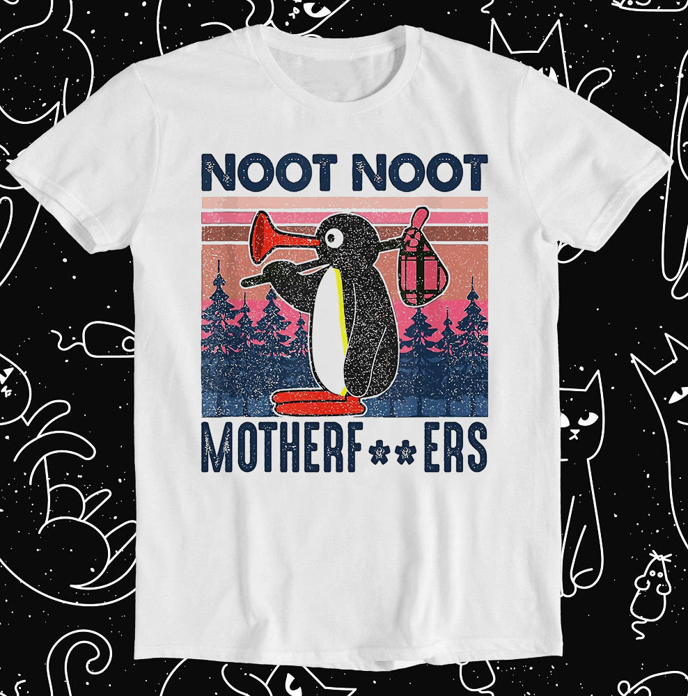 Angry Pingu Noot Noot Motherf***ers Meme Gift Funny Unisex Gamer Cult ...