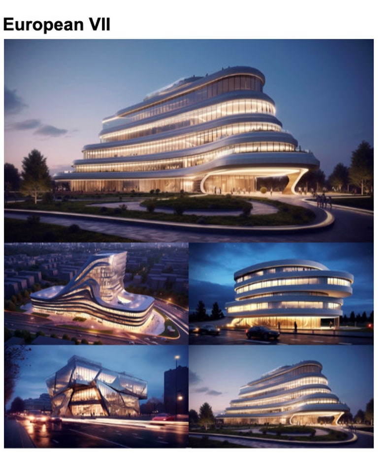 Architecture Midjourney Prompts Modern Architecture Modern Building ...