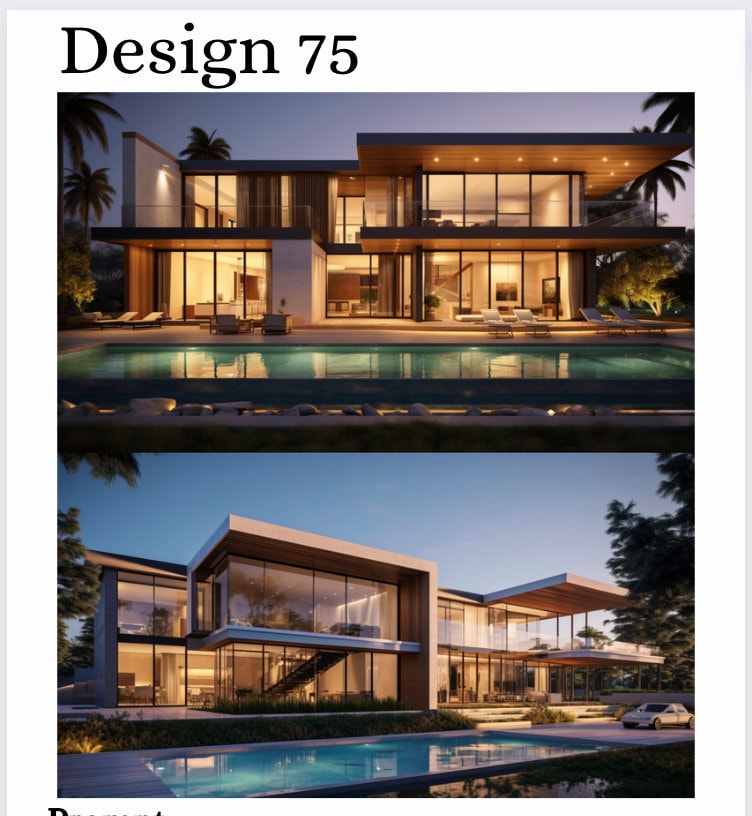 House Designs Home Ideas Digital Art AI Modern Interior Design Prompt ...