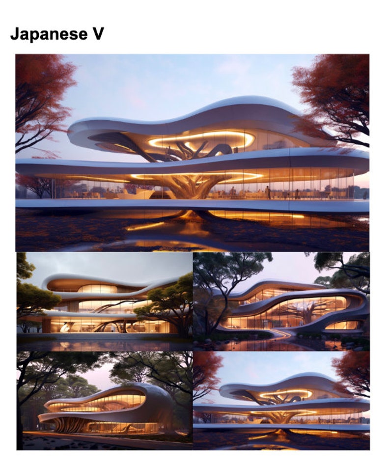 Architecture Midjourney Prompts Modern Architecture Modern Building ...