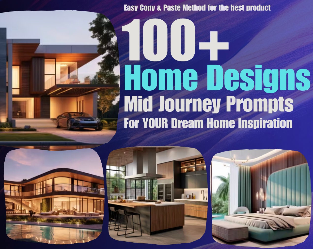 House Designs Home Ideas Digital Art AI Modern Interior Design Prompt ...