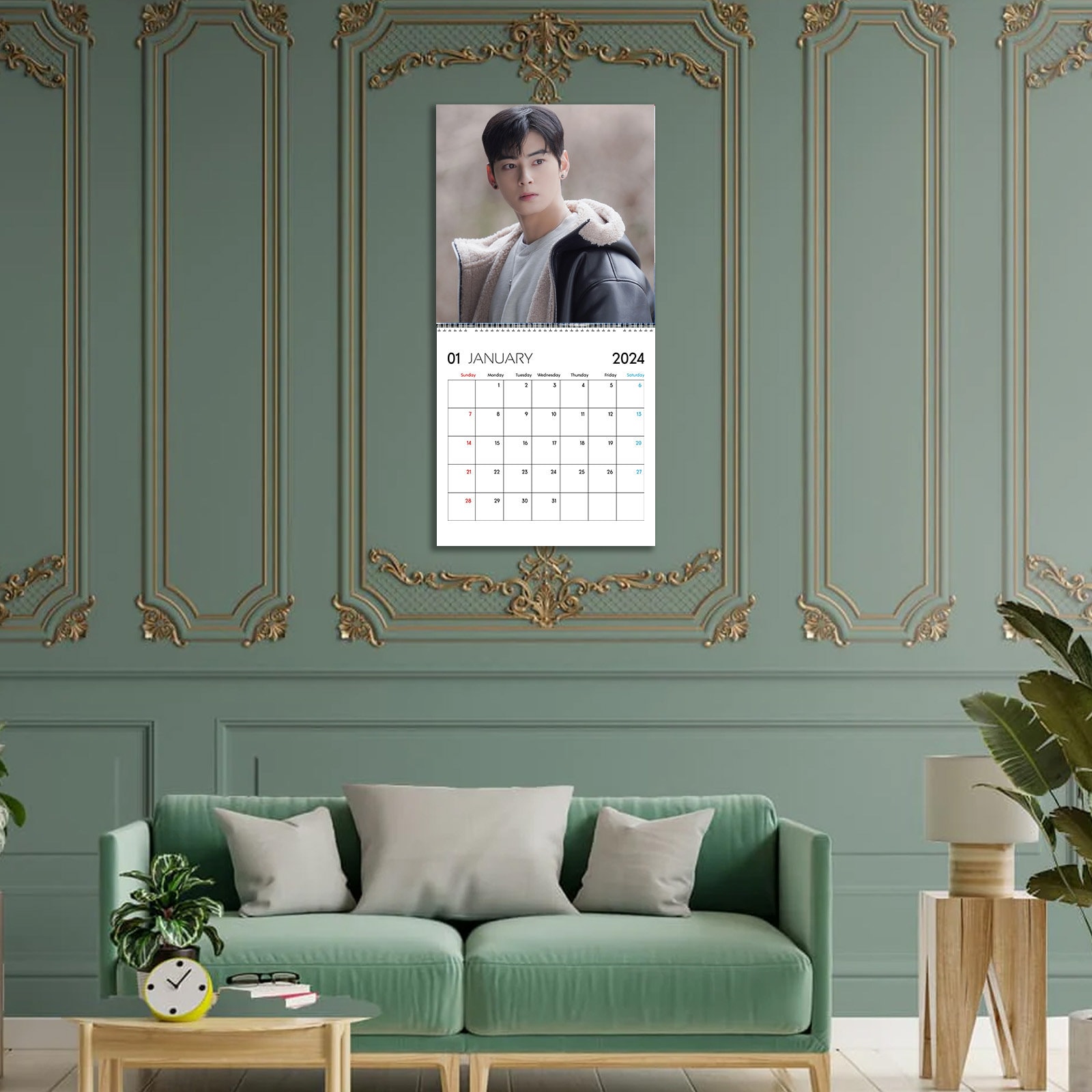 Cha Eun Woo Calendar 2024 | Cha Eun Woo 2024 Celebrity Wall Calendar sold by Guilty Difference ...