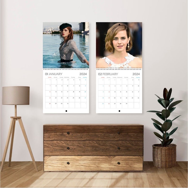 Emma Watson Calendar 2024 Emma Watson 2024 Celebrity Wall - Etsy UK