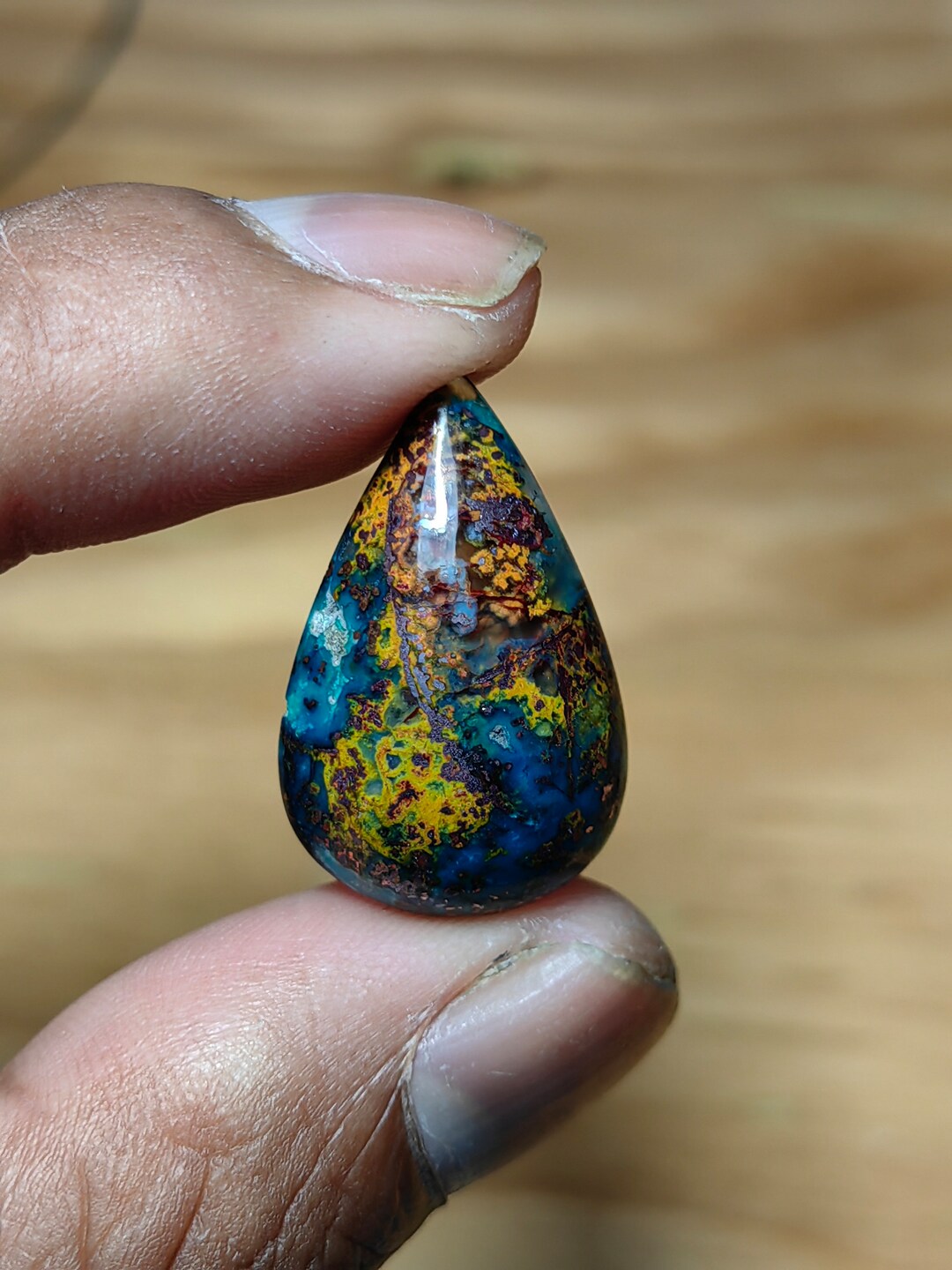 Rare Chrysocolla in Chalcedony With Native Copper , Multycolour Agate, Crystal Healing ...