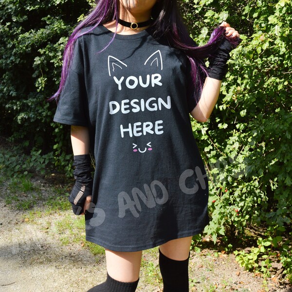 Gothic Oversized Shirts - Etsy