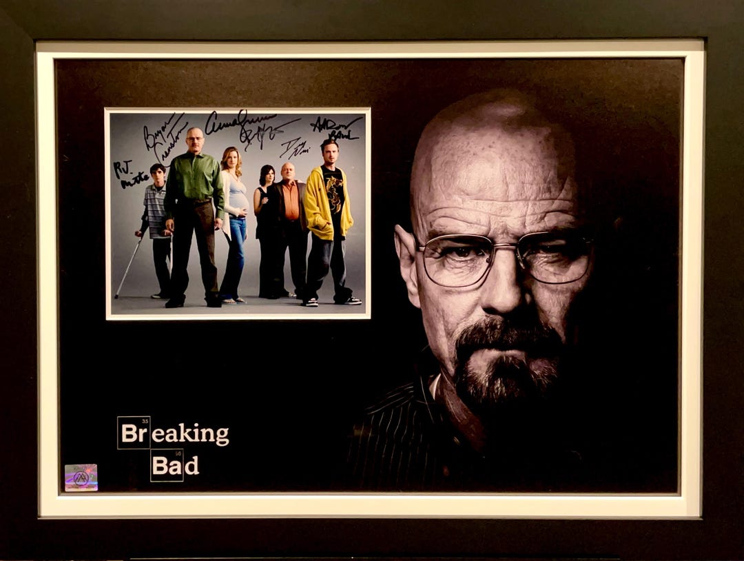 Breaking Bad Signed 6 Cast Members Photo | Autographed TV Memorabilia ...