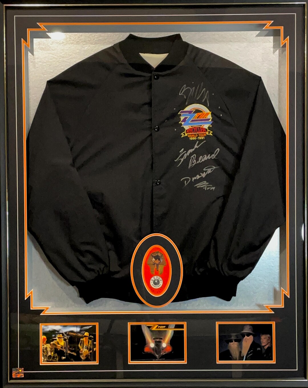 Signed ZZ Top Tour Jacket With JSA Framed With Backstage Pass - Etsy