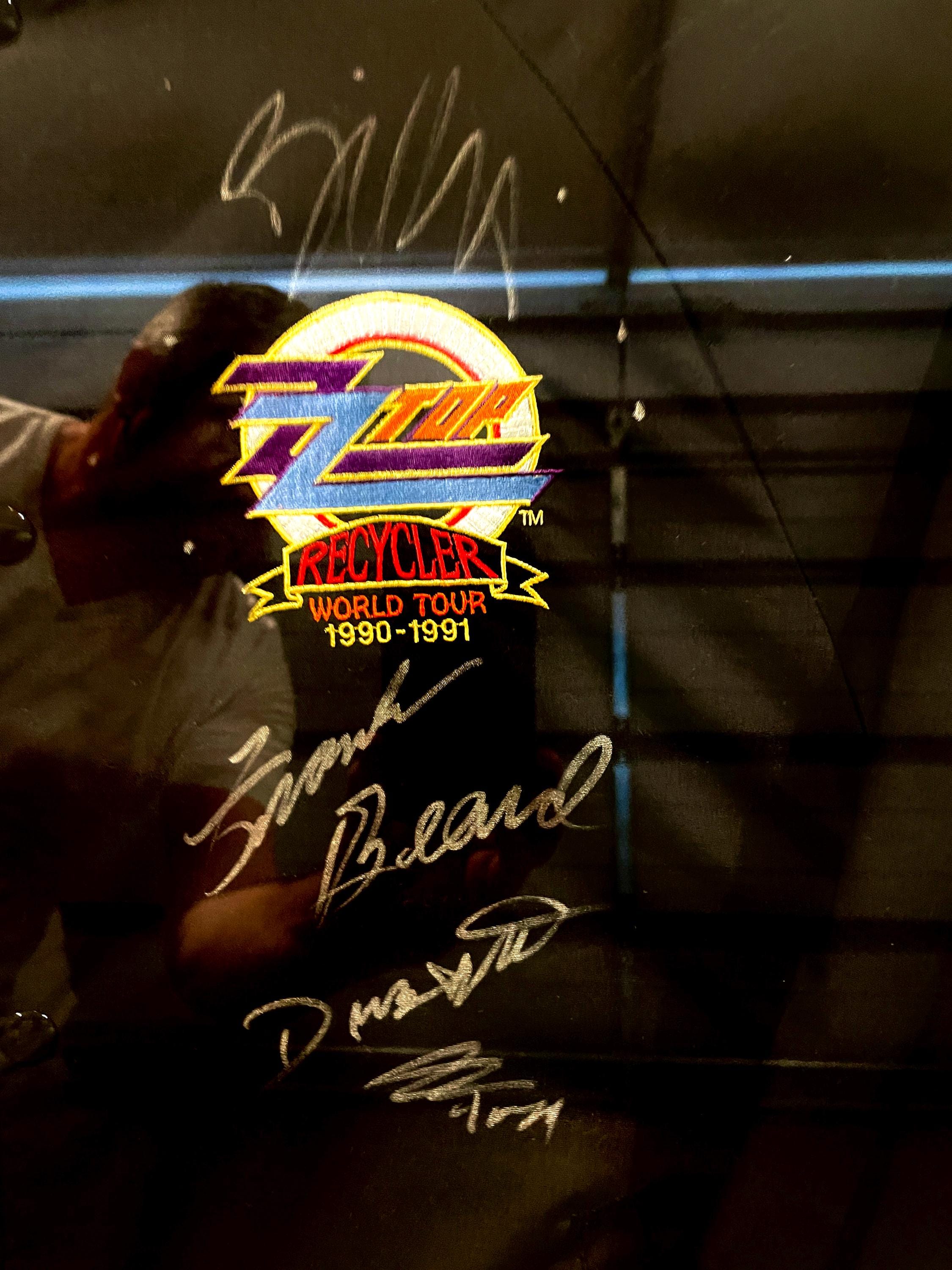 Signed ZZ Top Tour Jacket With JSA Framed With Backstage Pass - Etsy